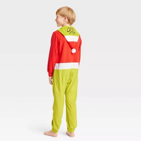 The Grinch | Pajamas | Kids Dr Seuss The Grinch One Piece Pajamas Union ...